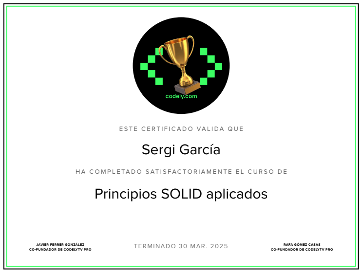 Software Engineer - Sergi García Jiménez